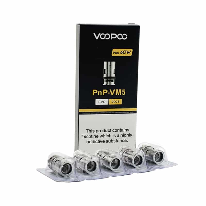 VooPoo PnP Vape Coils X 5 – Pencig